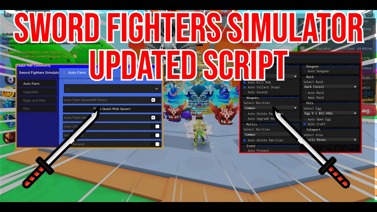 [UPDATE] Sword Fighting Simulator Script Hack / GUI | AUTO FARM + Auto ...