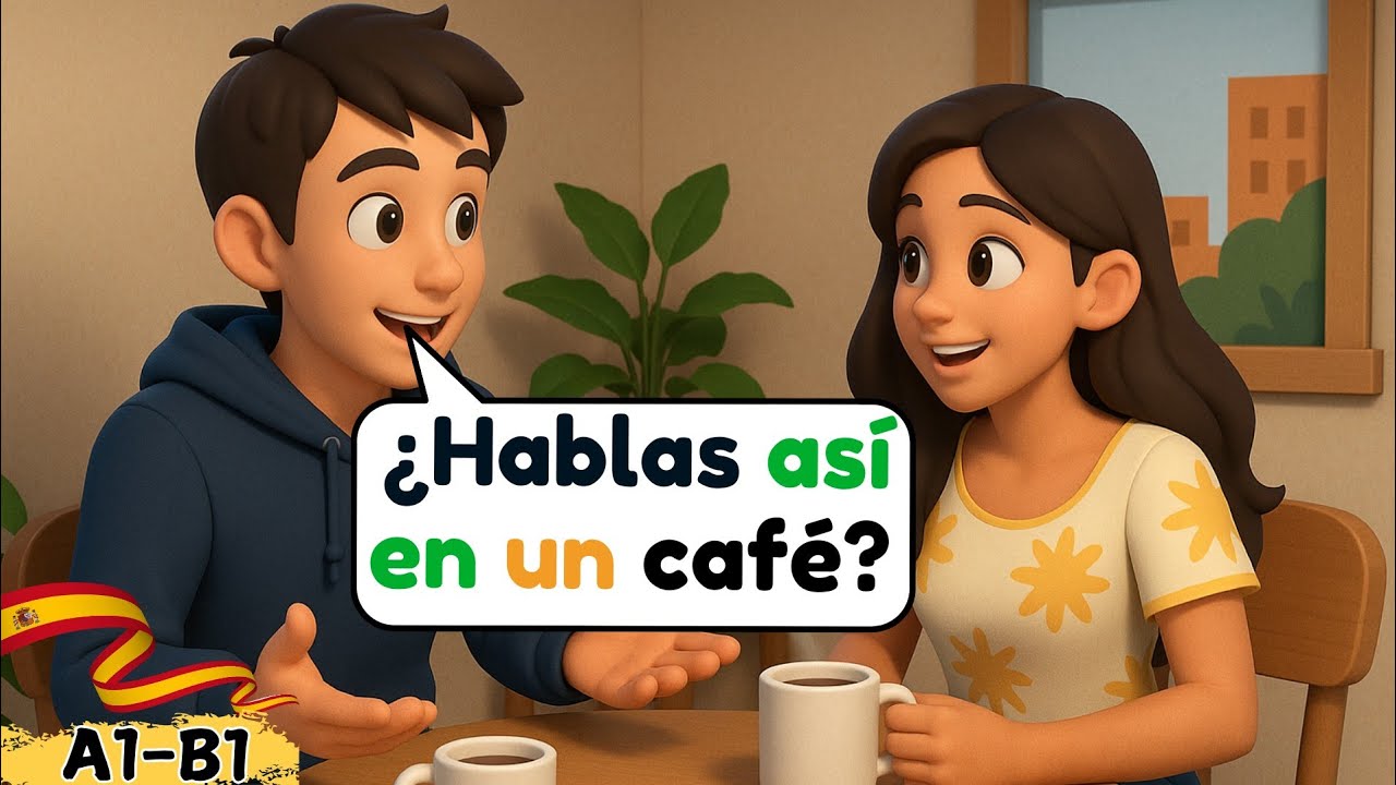 Aprender Español Con Conversaciones Reales en un Café ☕️ ¡Te ...