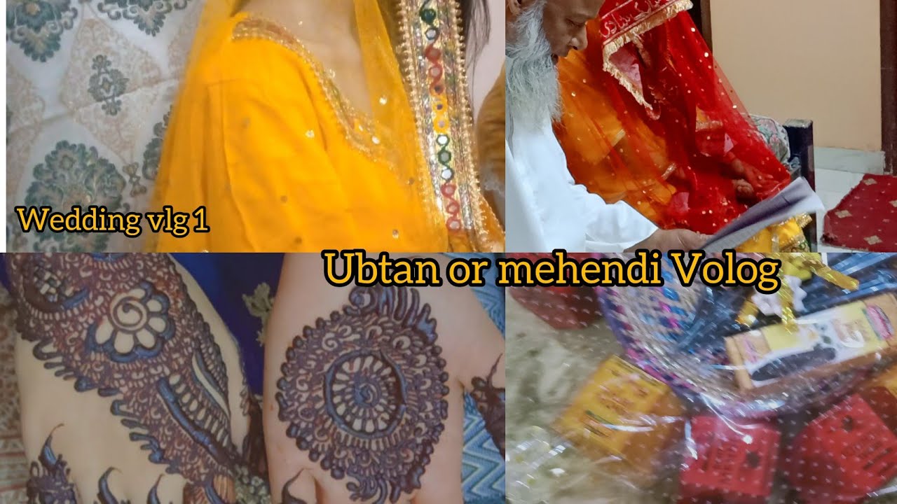 BHEN KI SHADI START HOGAI HAI UBTAN OR MEHENDI PAKISTANI WEDDING - YouTube