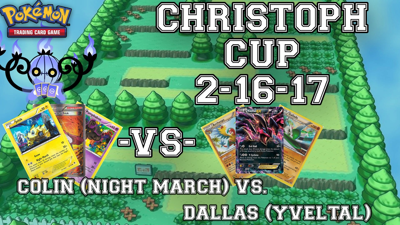 Pokemon TCG Christoph Cup RD 3! Colin (Night March) VS Dallas (Yveltal ...