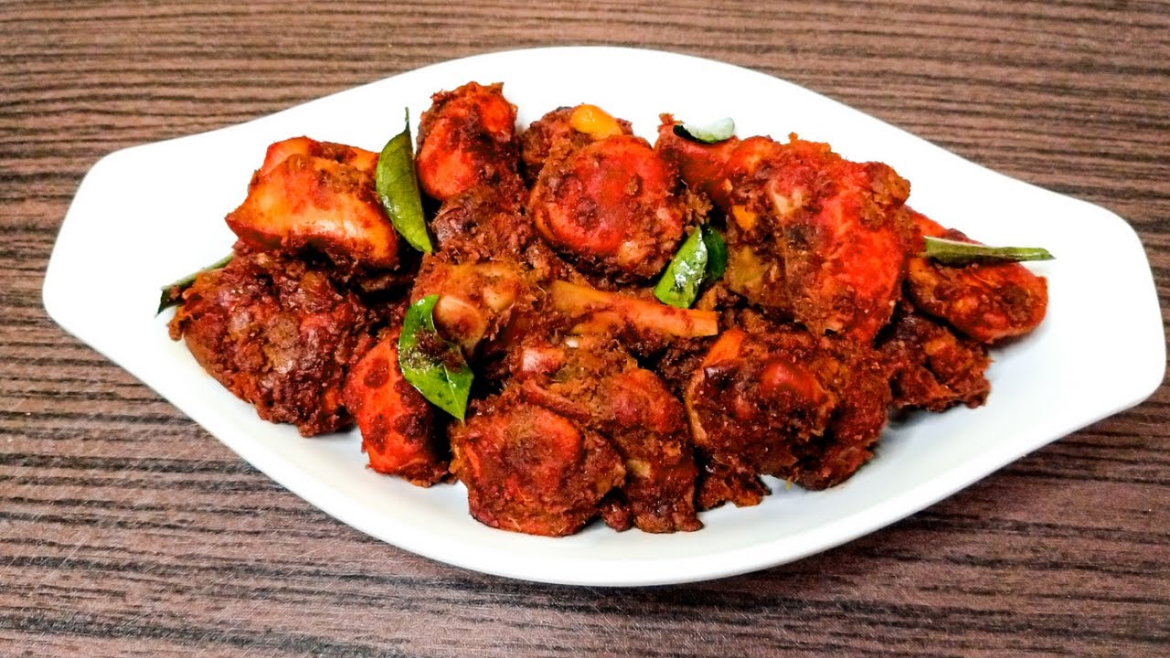 Chicken dry fry recipe/How to make chicken dry curry/Chicken dry curry ...