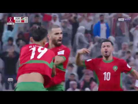 Fas kupa finalinde oyuncu Oussama Tannane orta sahadan attı ⚽
