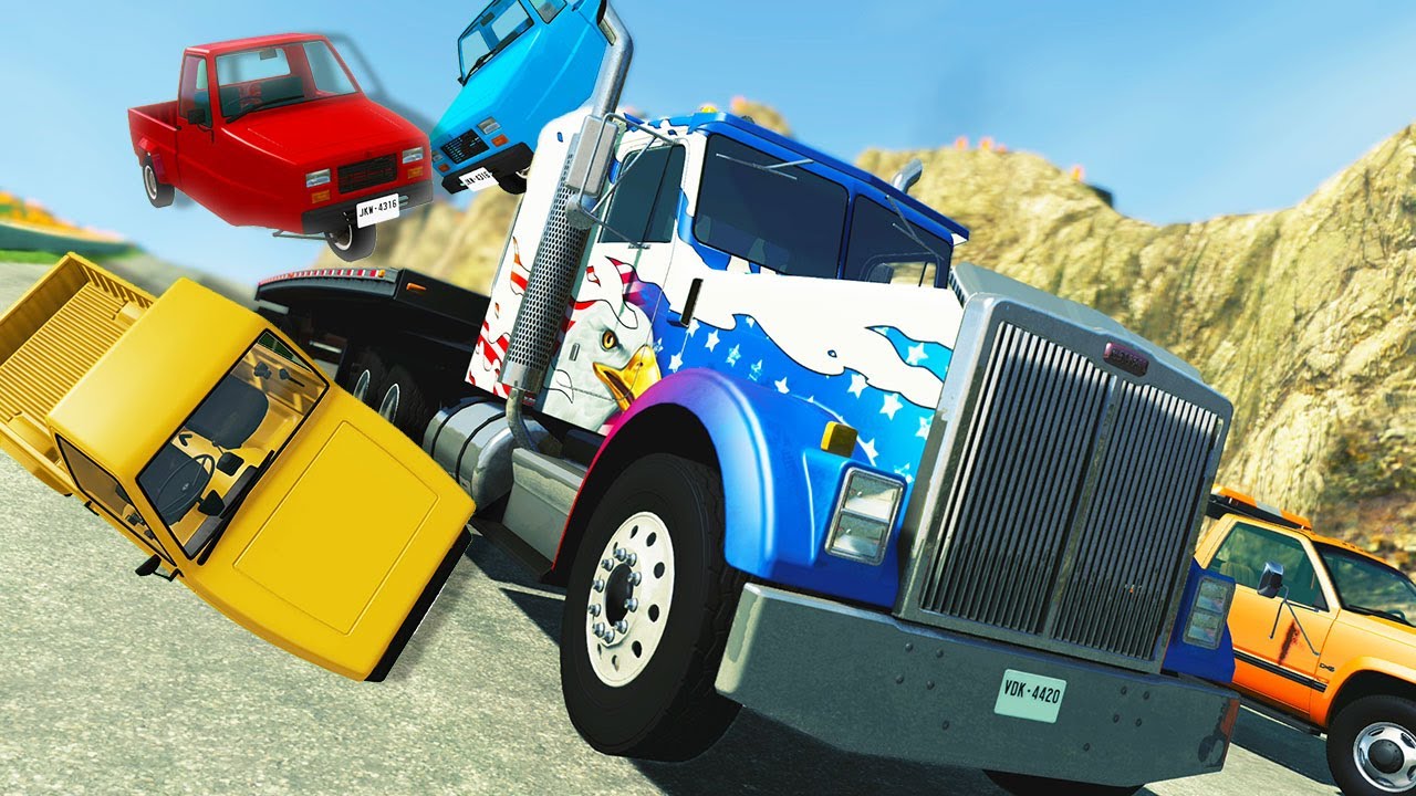 Multiplayer DOWNHILL Pigeon Hauling! BIGGEST Crash I've Ever Seen ...