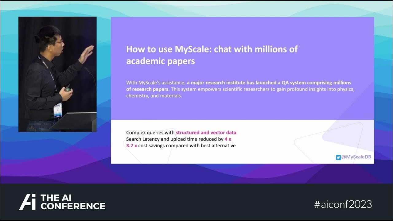 Boost AI Applications with SQL/Relational Vector Database, Linpeng Tang, Co-founder, MyScale ...