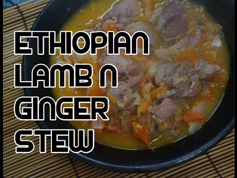 አማርኛ Ethiopian Ginger Lamb Recipe Video - Mutton Stew Amharic - YouTube
