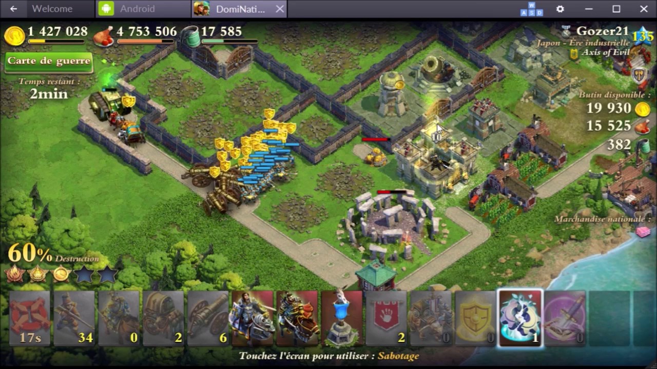 French Fury III VS Axis of Evil - Oenoma'us 1ère attaque - YouTube