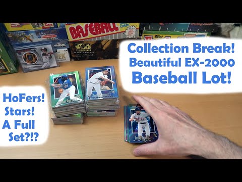 Big EX-2000 Baseball Lot! Major Stars and HoFers!