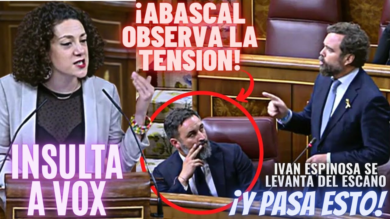 Una PODEMITA FALTONA INSULTA a IVÁN ESPINOSA 💥¡El de VOX se LEVANTA del ...
