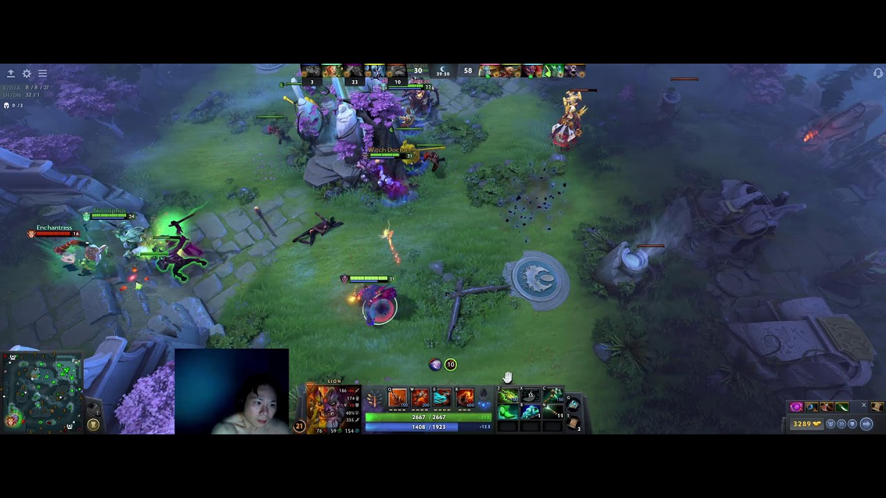 DOTA 2 - LION PLAYING THE STUN - SƯ TỬ CHƠI HỆ CHOÁNG - YouTube