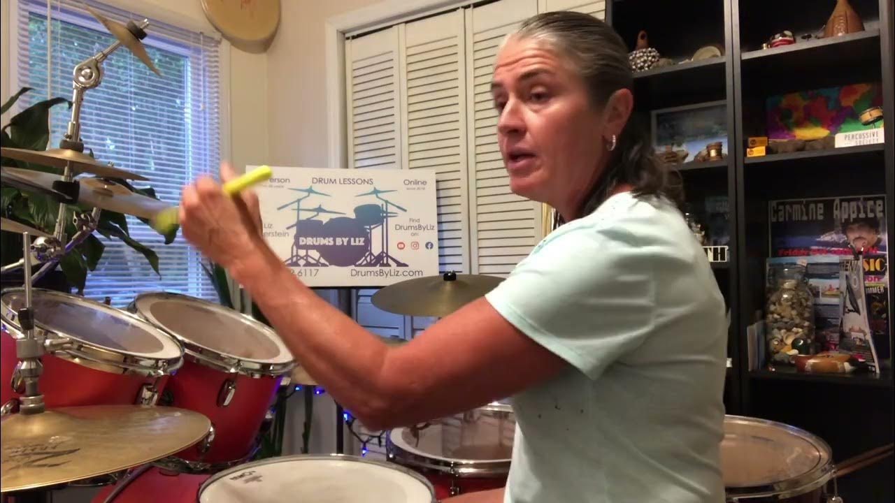 Build up your left hand with this fun inverted flam tap and bass drum exercise! - YouTube