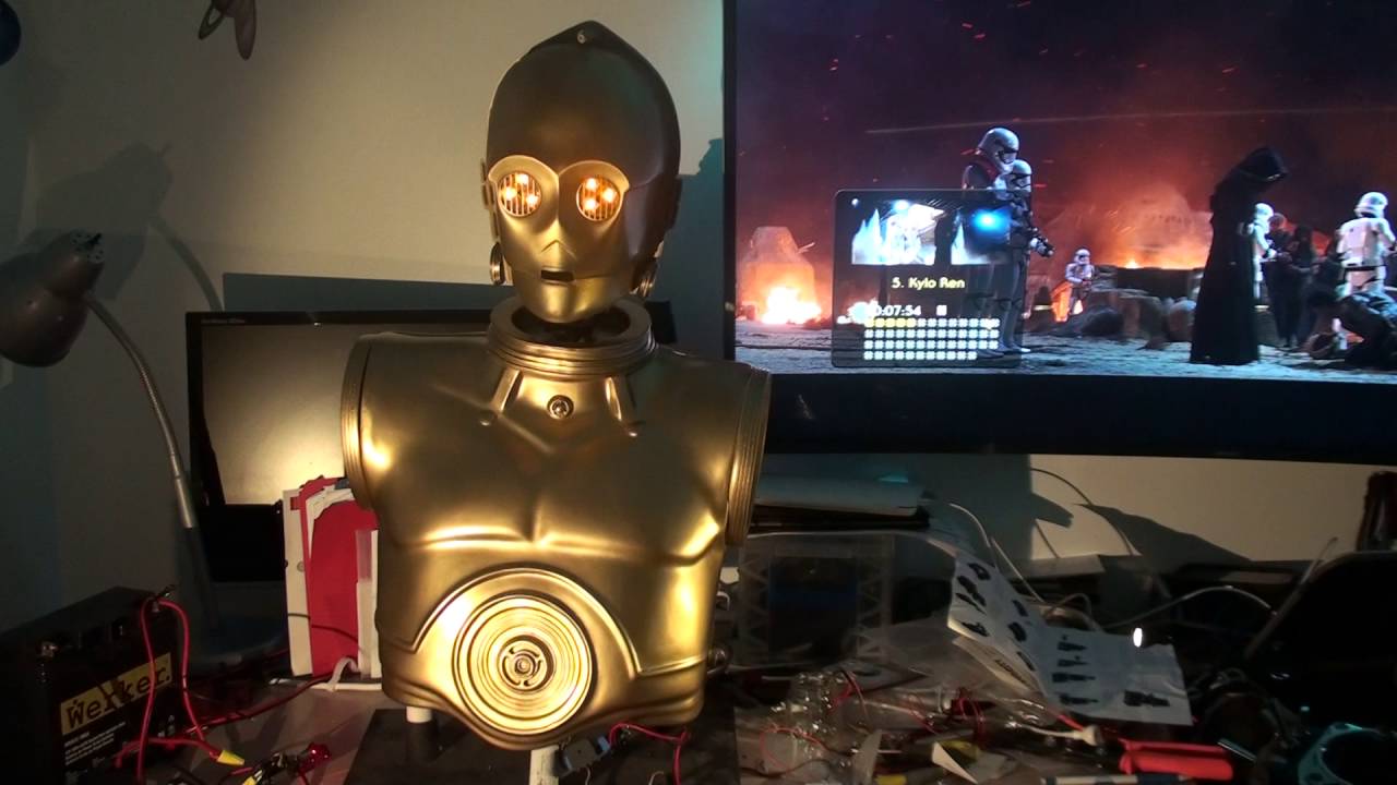 Animatronic C-3P0 Project - YouTube