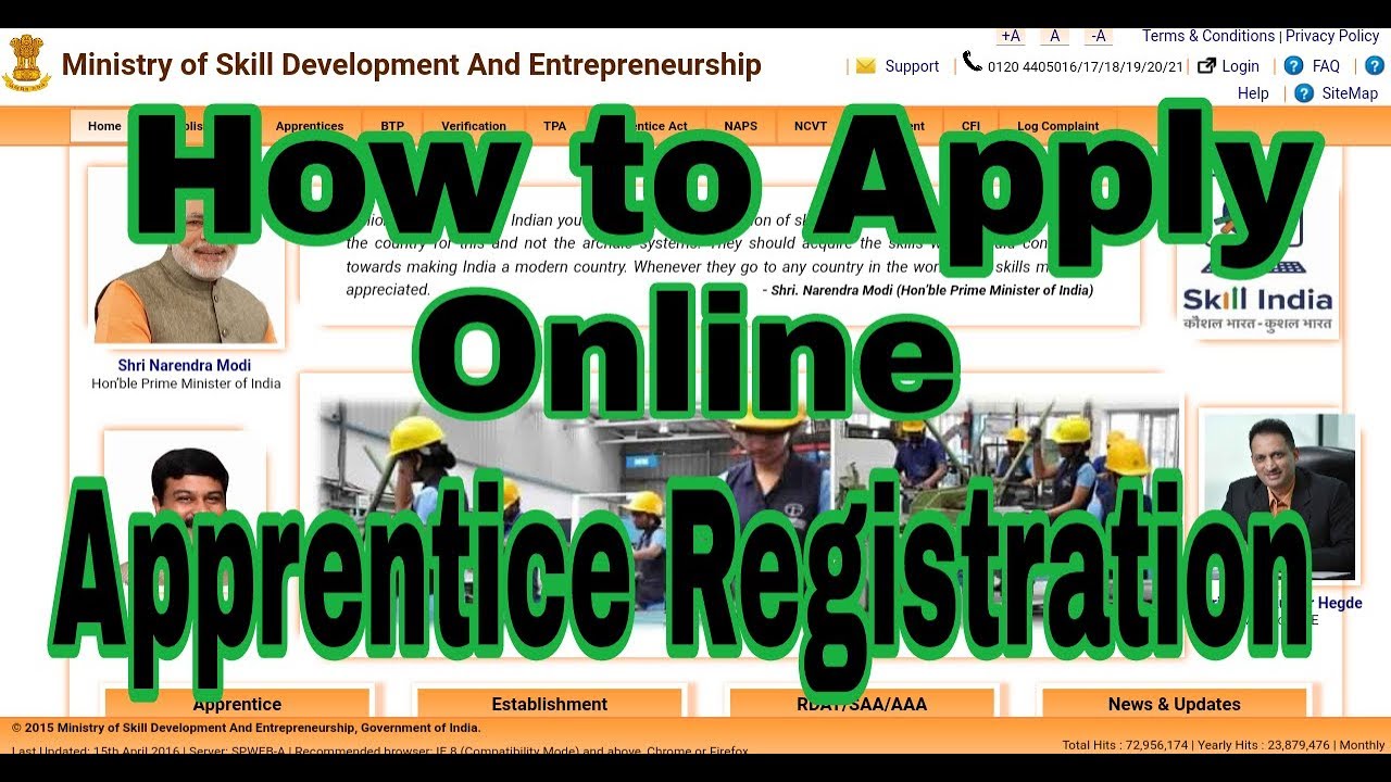 Apprenticeship Registration - How to Apply Apprenticeship Registration ...