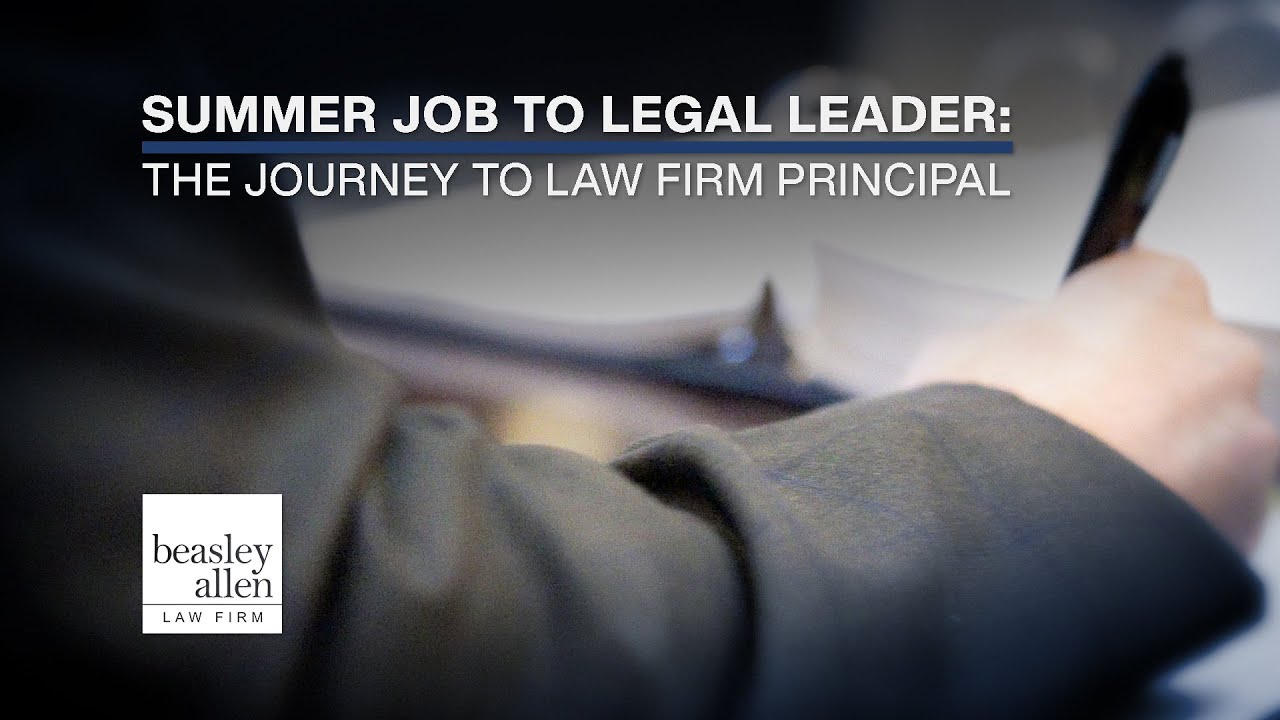 Summer Job to Legal Leader: The Journey To Law Firm Principal - YouTube