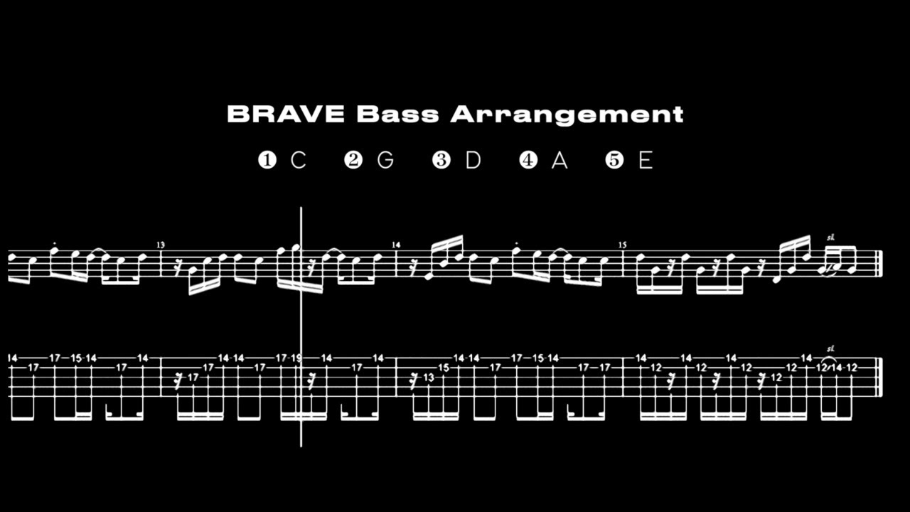 【TAB】The Brave Bass Arrangement - YouTube