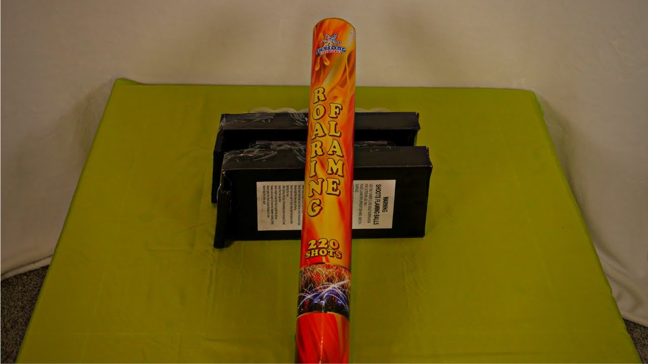 ROARING FLAME-Skysong Fireworks - YouTube