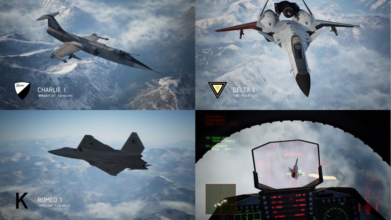 Ace Combat 7 Multiplayer843 with YF-23 - YouTube