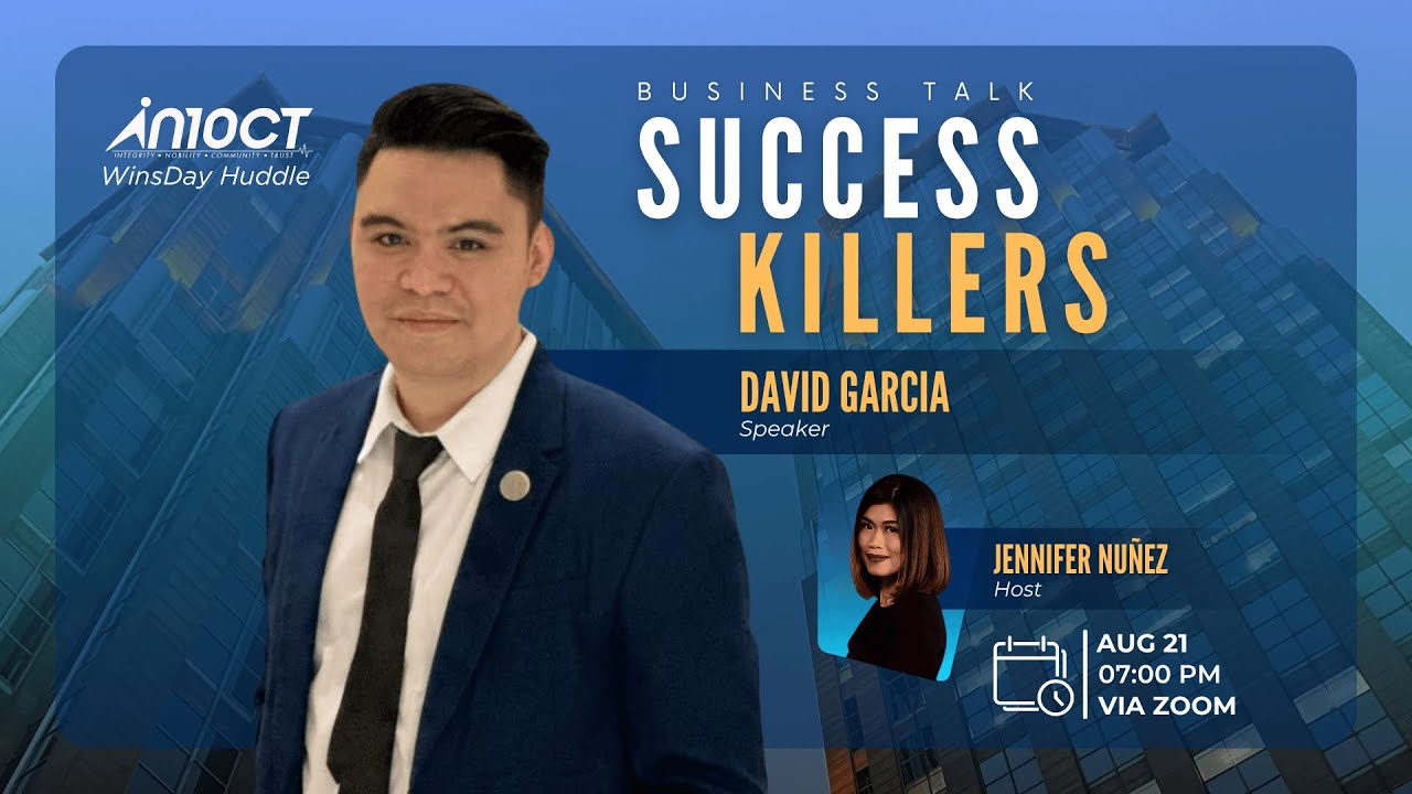 Aug-21-2024 Personal Development - Success Killers by Dave Garcia - YouTube