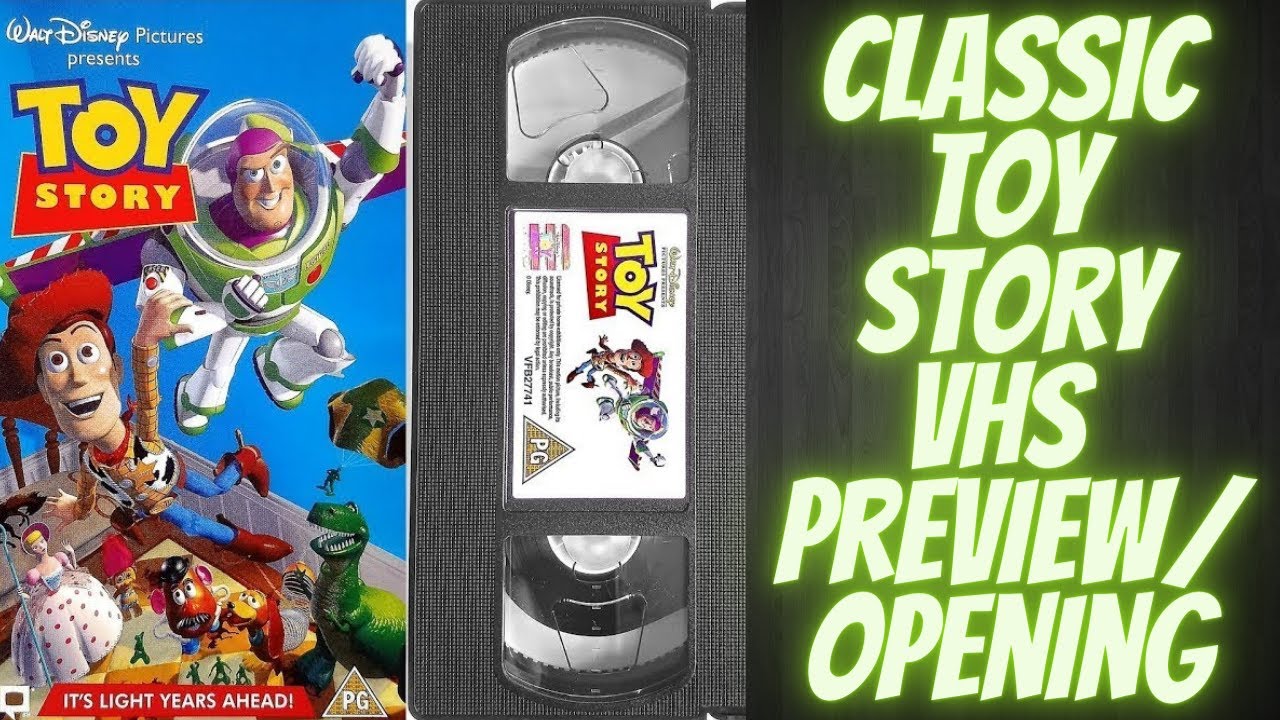 VHS Opening Previews - Walt Disney Home Video Toy Story (1996 VHS ...