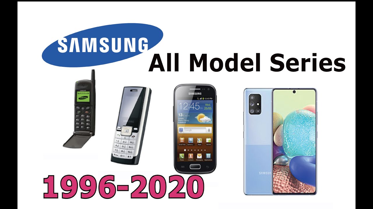 Samsung Mobile Phone All Series (Evolution) 1996-2020 - YouTube