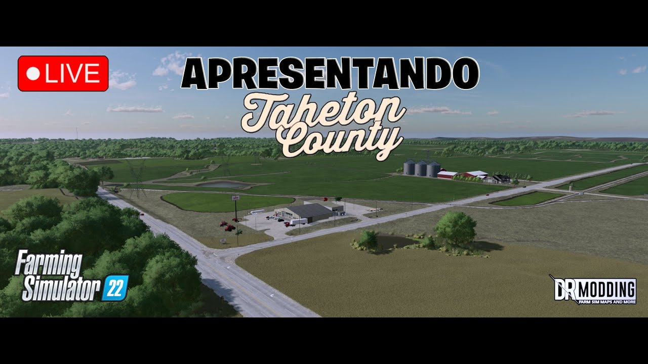 Farming Simulator 22 | TAHETON COUNTY 4X | APRESENTANDO MAPA | PC - YouTube