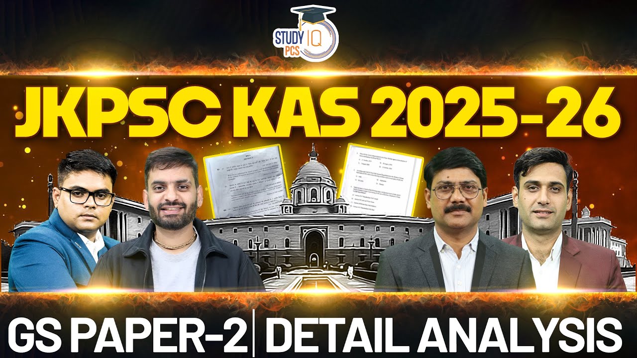 JKPSC KAS 2025-26: Answer Key with Detailed Analysis | JKPSC KAS 2025 Paper 2 Analysis | StudyIQ ...