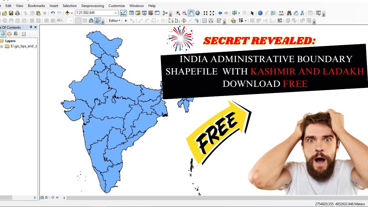 How to Download the Shapefile of India with Jammu and Kashmir- Step by ...