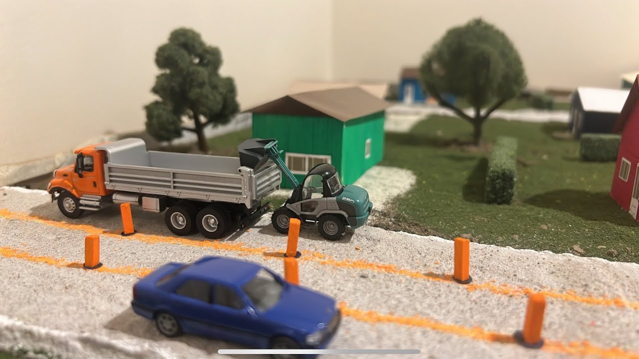 Construction Stop motion/ HO Scale/ #shorts - YouTube