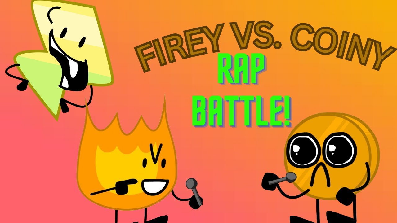 FIREY VS. COINY RAP BATTLE! [BFDI] - YouTube