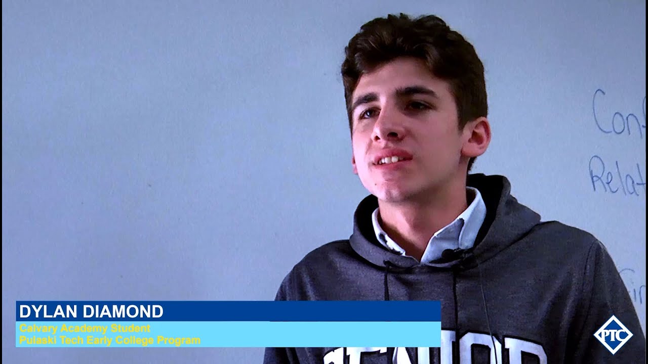 Pulaski Tech Early College Program: Dylan Diamond - YouTube