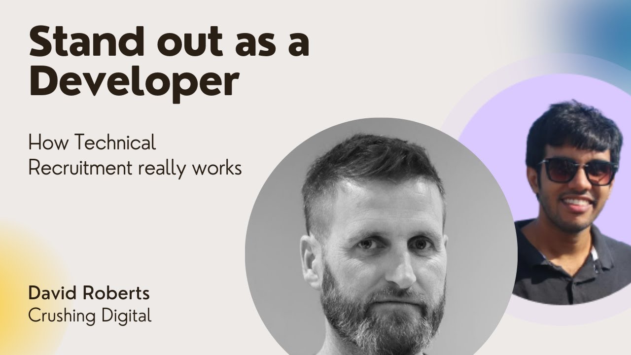 You need to sell yourself as a Developer: David Roberts (Crushing ...