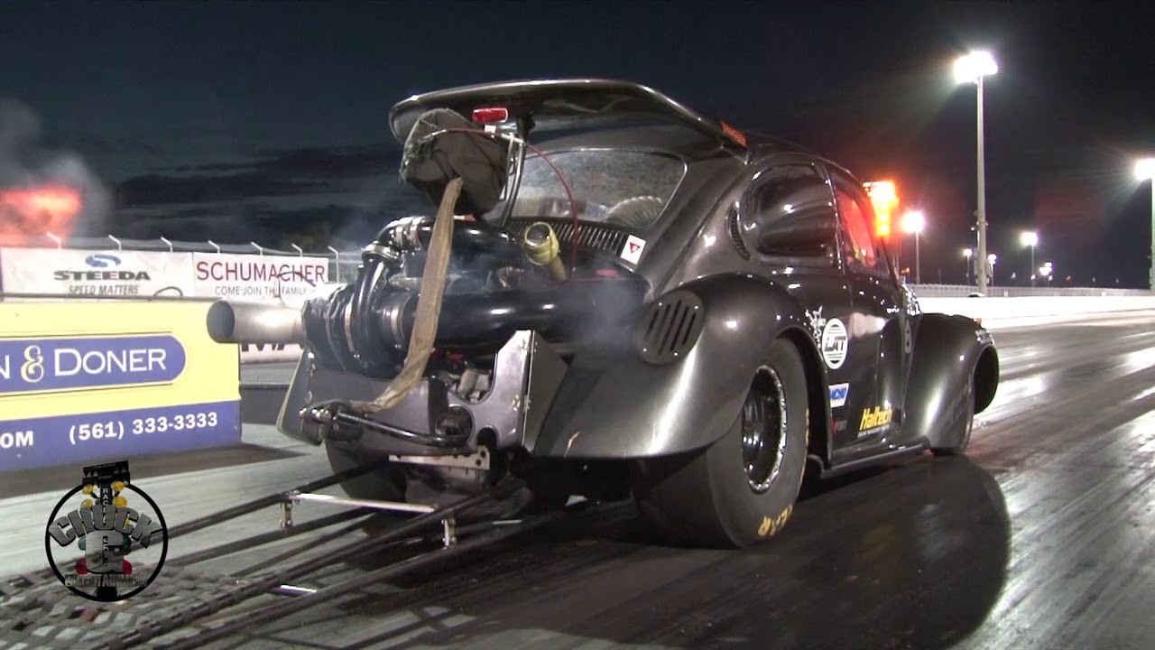 Black Mamba Rotary Powered VW Bug making Test Hits @ Palm Beach ...