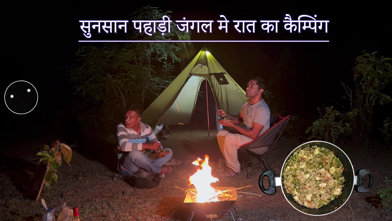 Group Camping & Hiking Next to a Deep Forest Mountain | Camping In ...
