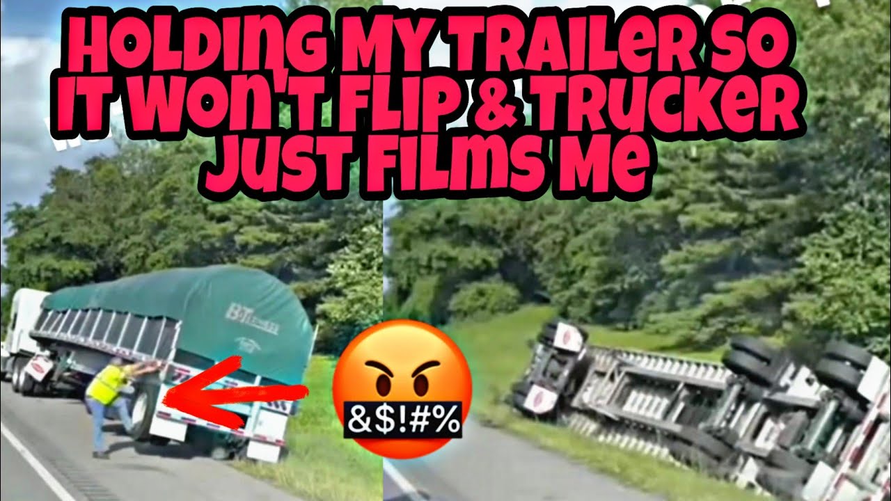 1 Million Truckers Angry That Driver Just Filmed Him Struggling To Hold ...