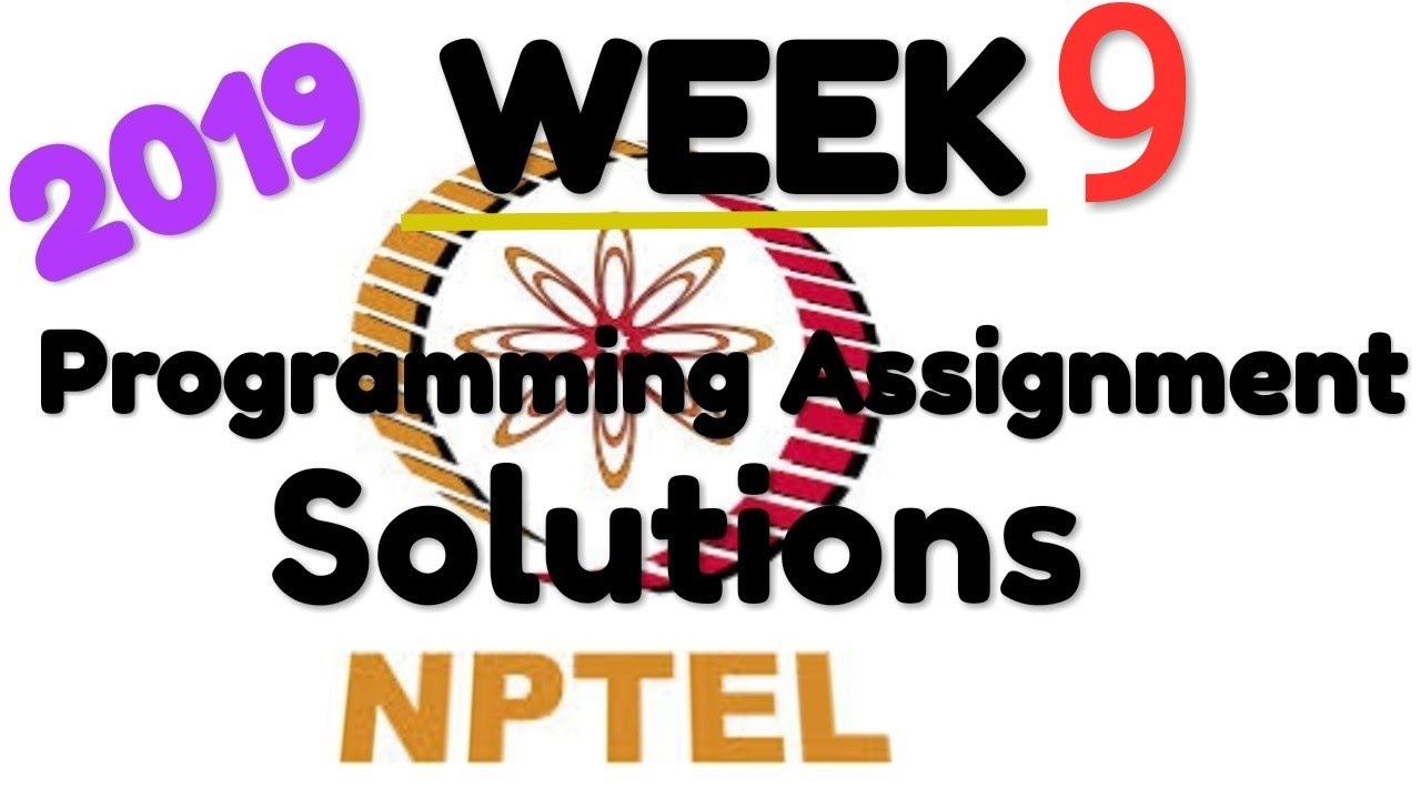 Nptel Joy Of Computing Using Python Week 9 Programming Assignment