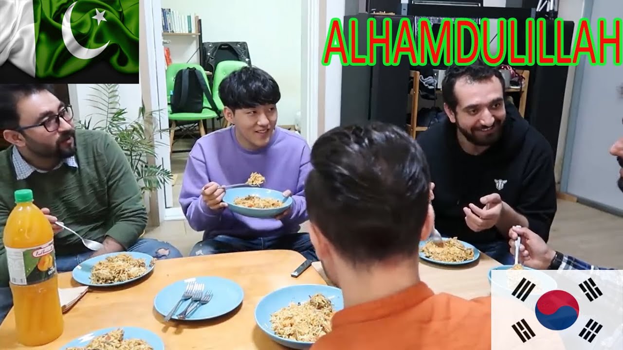 Pakistani Home Iftar party in Korea || DUAD KIM VLOG || Pakistani Bhai ...