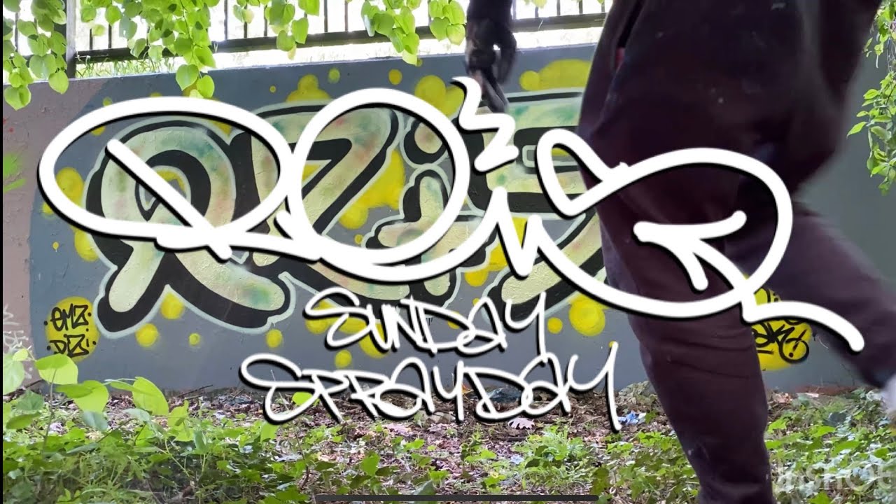 Sunday Sprayday Ep. 61 - roller fill graffiti - YouTube