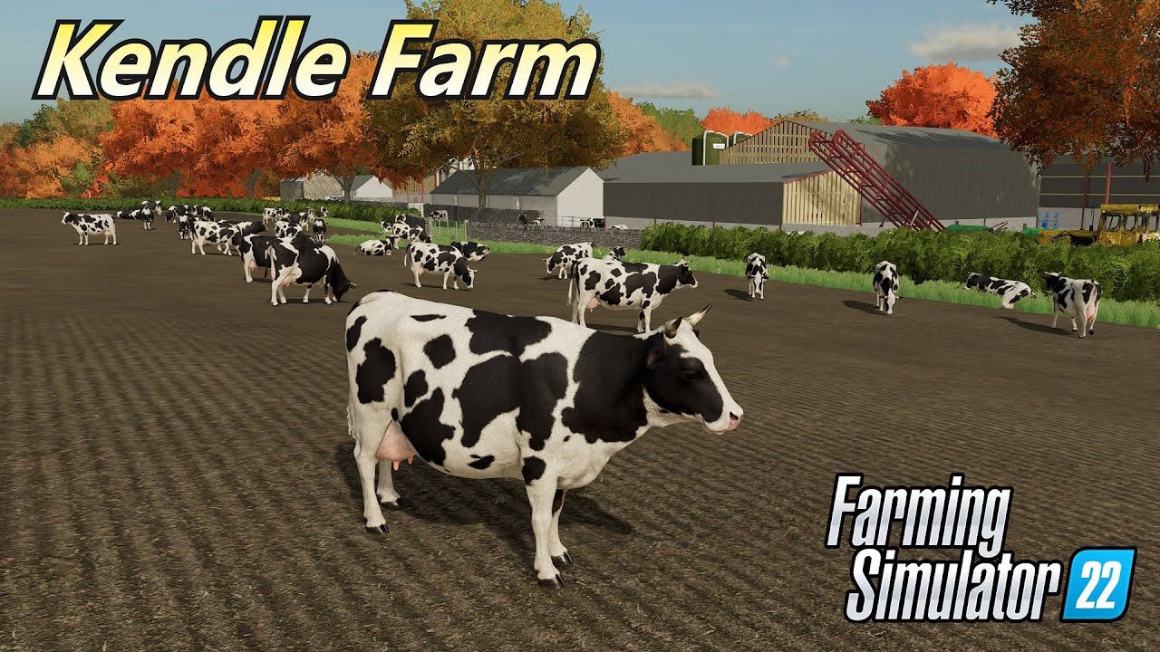 Who Let The Cows Out... ! Ep5 | Kendle Farm | Farming Simulator 22 ...