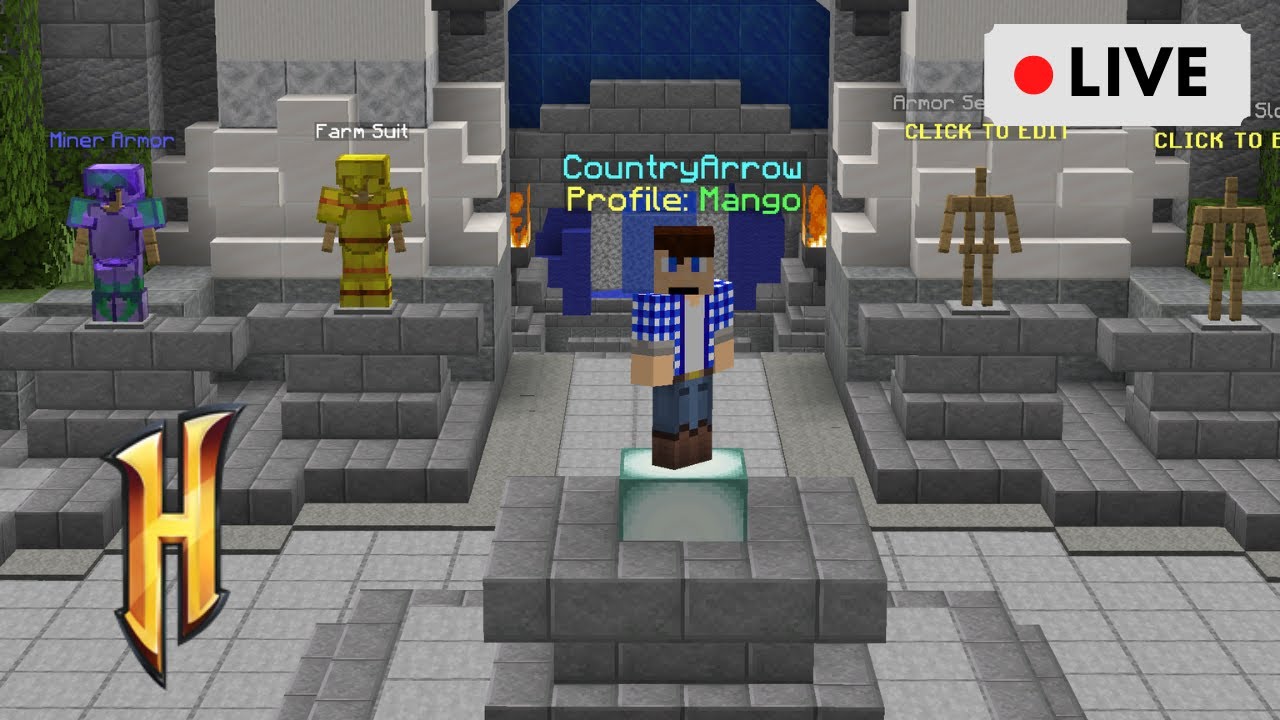 HyPixel SkyBlock - I'm in a Museum - YouTube