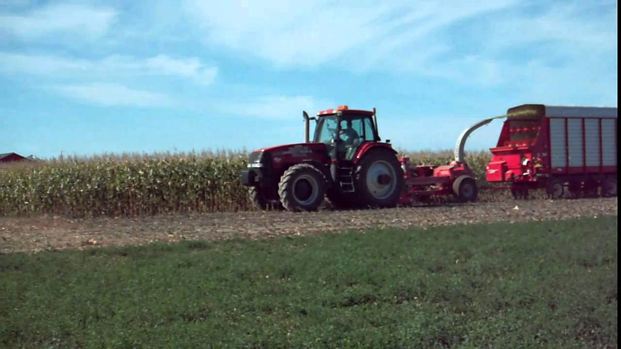 Ensilage Magnum MX285, Gehl 1285, Dion - YouTube