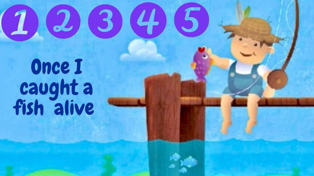 12345 Once I Caught A Fish Alive | Nursery Rhyme For Kids | ABC ...