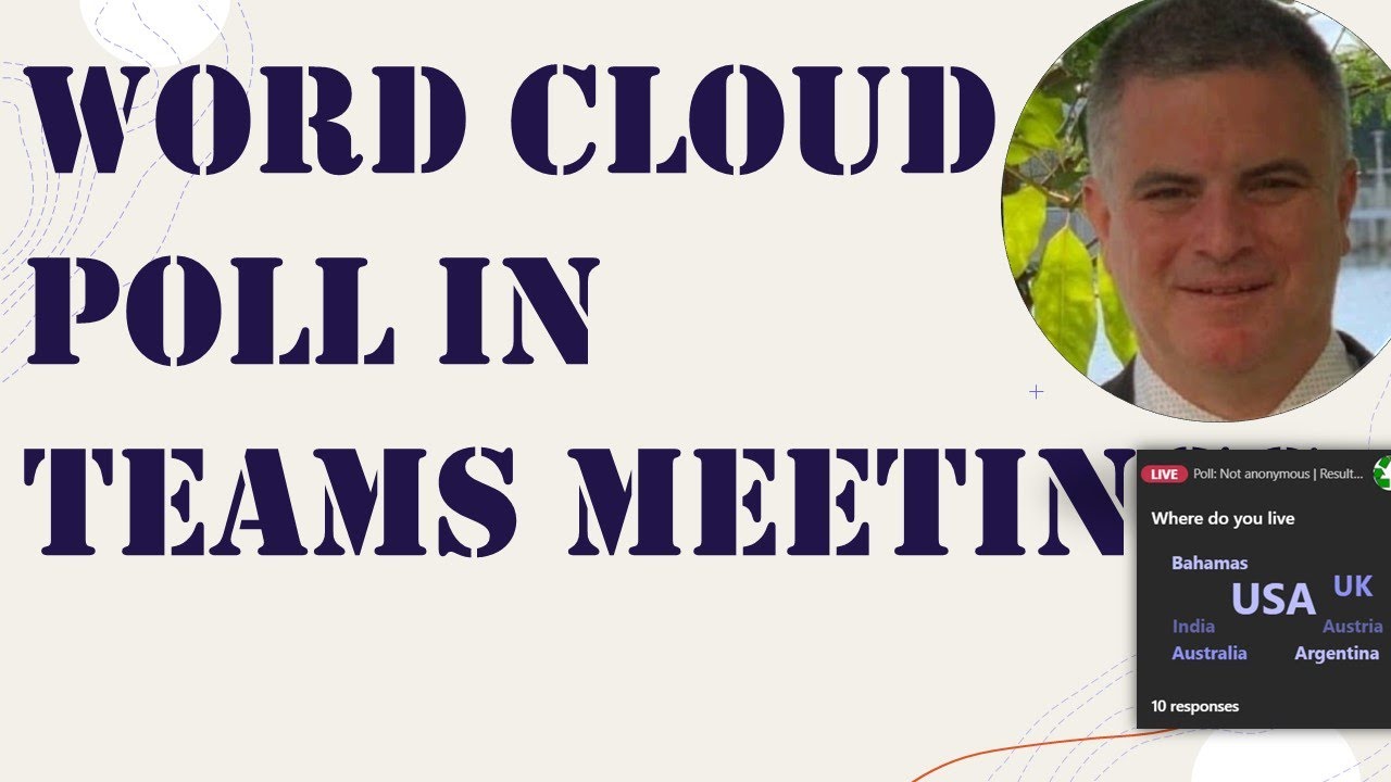 Word Cloud Poll (Form) in Microsoft Teams Meeting - YouTube