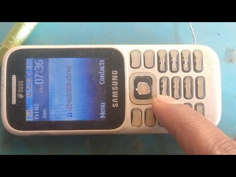 Samsung B310e Keypad Light Problem Fix - YouTube
