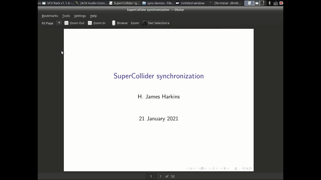 SuperCollider external sync: LinkClock (Ableton Link) and MIDISyncClock ...