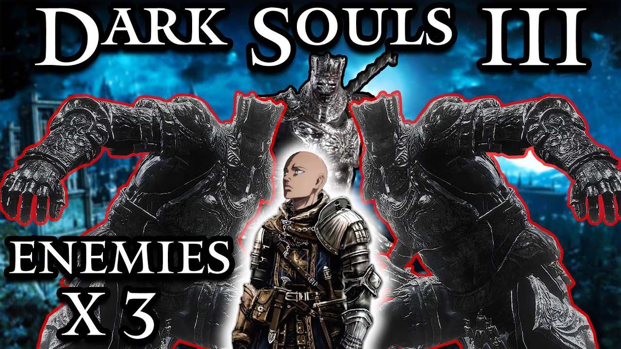 Dark Souls 3x3 - Enemy Onslaught Mod - YouTube