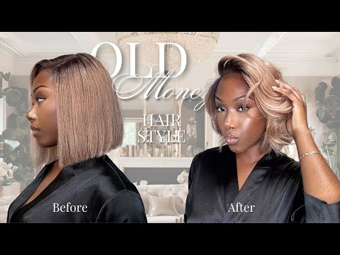 Old Money Style Ash Blonde Bob from LUVME Hair