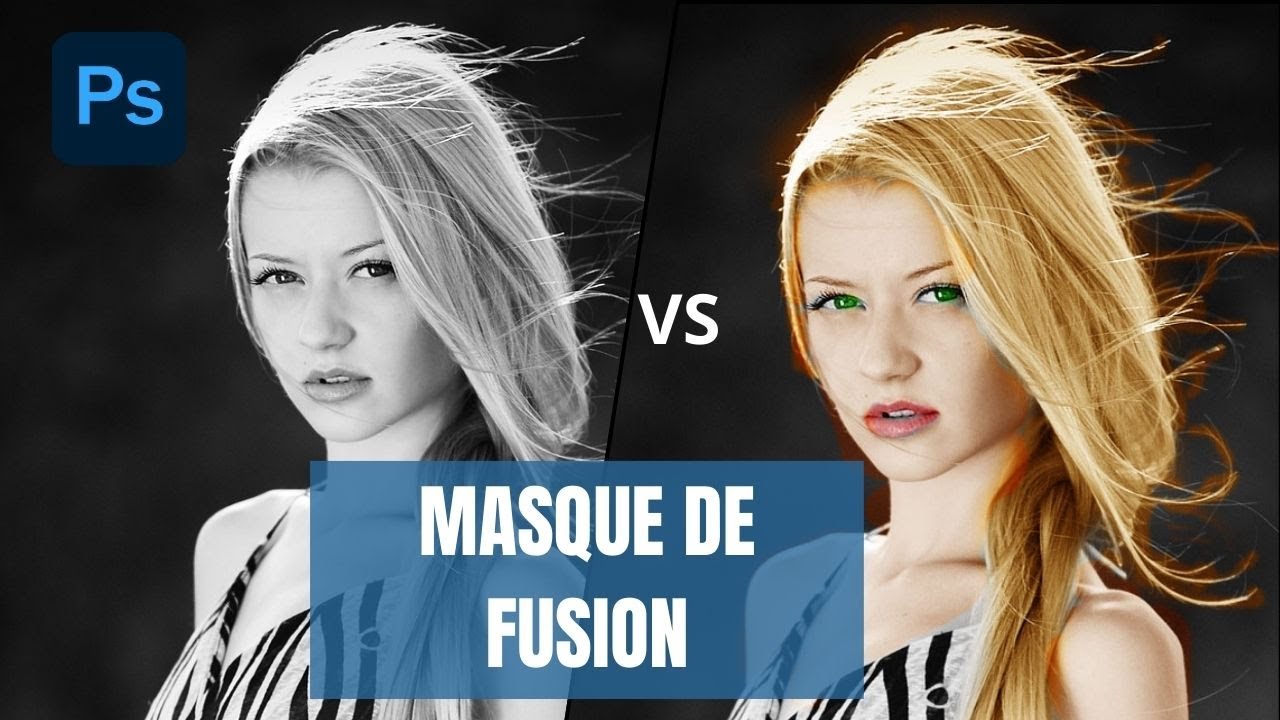 [Tuto 2] Photoshop : Les calques et Masques de Fusion. - YouTube