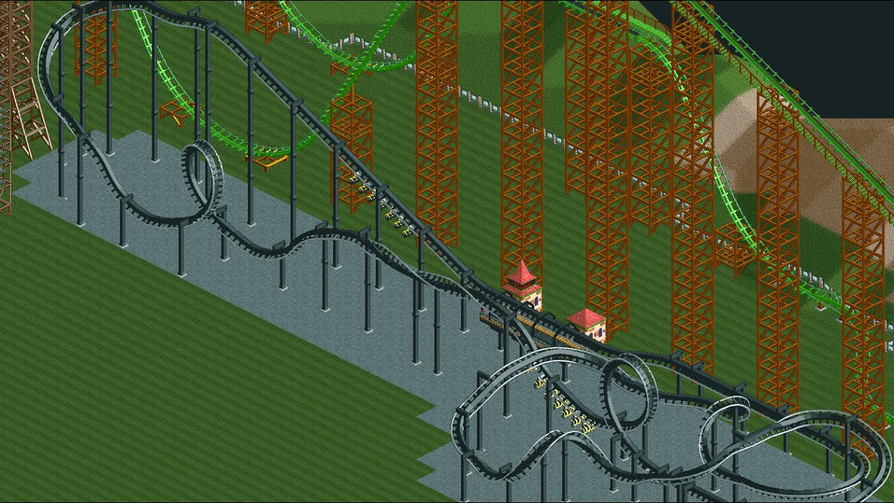 Building a Six Flags Park (Episode 24) - B&M Inverted Coaster - YouTube