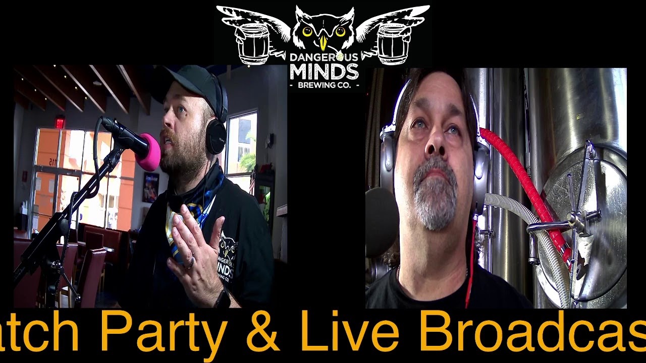 Dangerous Minds Brewing remote party w/The Big-O & Alex Donno good food ...
