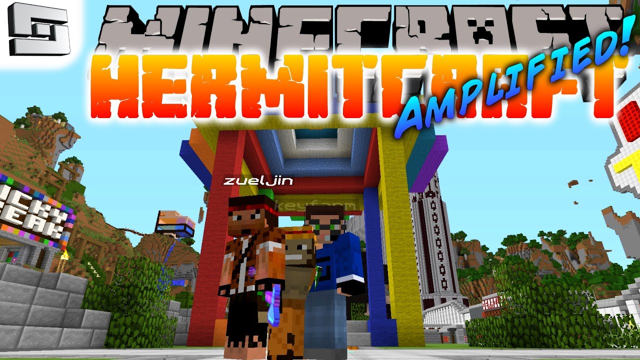 Minecraft Hermitcraft - BOUNCY CASTLE! ( Let's Play S3E62 ) - YouTube
