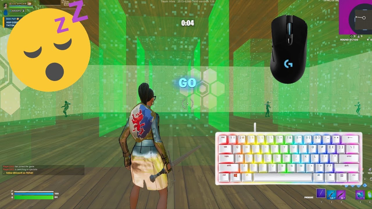 😴ASMR Fortnite Sleepy 🌟 Box Fight Zone Gameplay 📦 Keyboard Mechanical ...